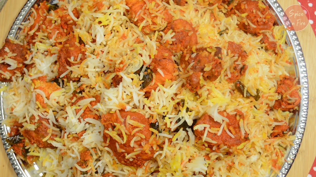 Chicken 65 Biryani by Spice on Fire || How to make restaurant style ...