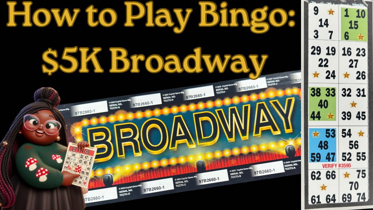 How to Play Bingo: Broadway 10 Diagonal $5K Game! - YouTube