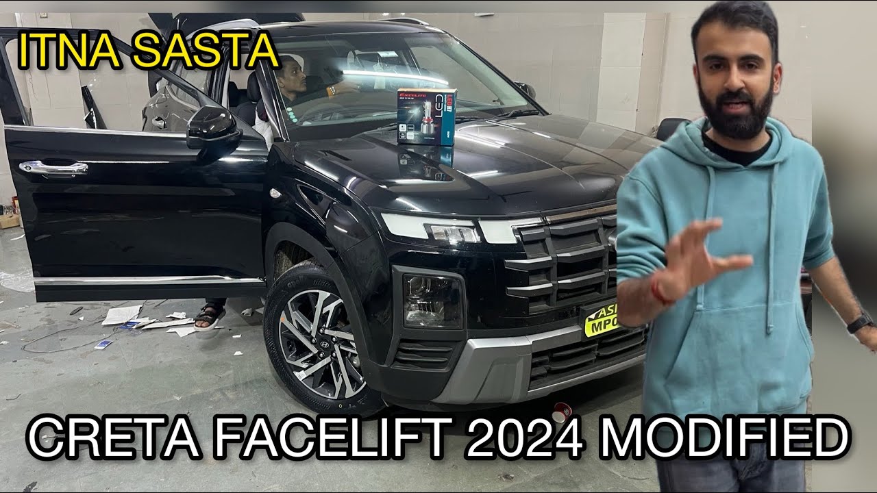 NEW CRETA 2024 MODIFIED💪| NEW CRETA 2024 ACCESSORIES | 10.33” ANDROID ...