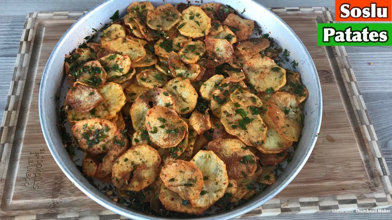 SOSLU PATATES TARİFİ - YouTube