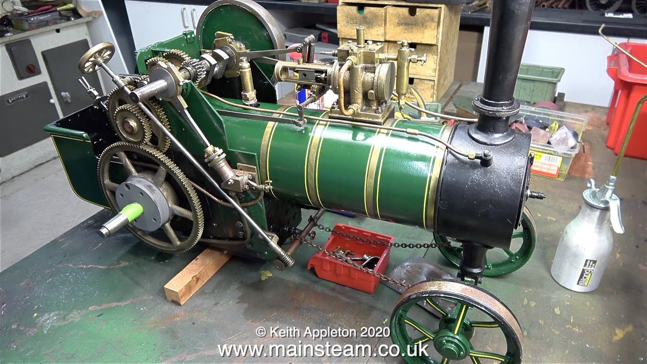 A VINTAGE MODEL TRACTION ENGINE RESTORATION - PART #4 - YouTube