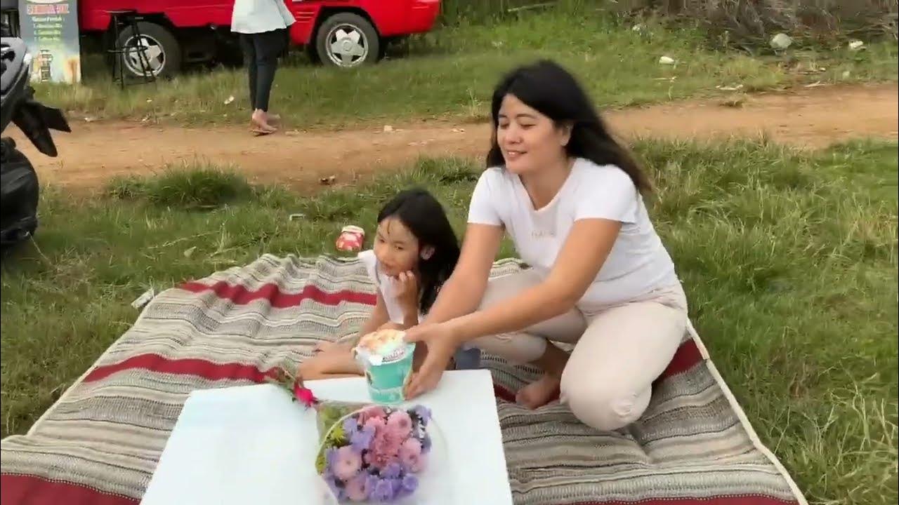 MAMA VEVE DAPET BUNGA DESA Lalu HEALING TIPIS TIPIS DI WADUK GEMBONG... hmmmm BAGUS JUGA APIK ...