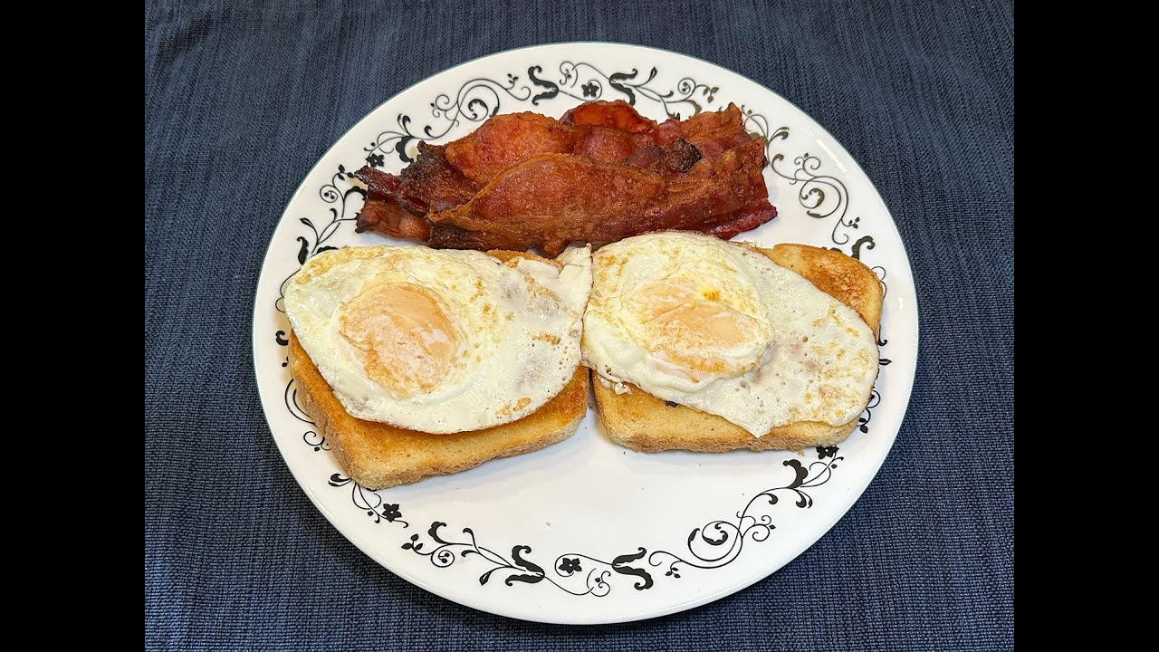 Crispy Bacon and Over Medium Eggs for breakfast - Cooking with Debbie ...