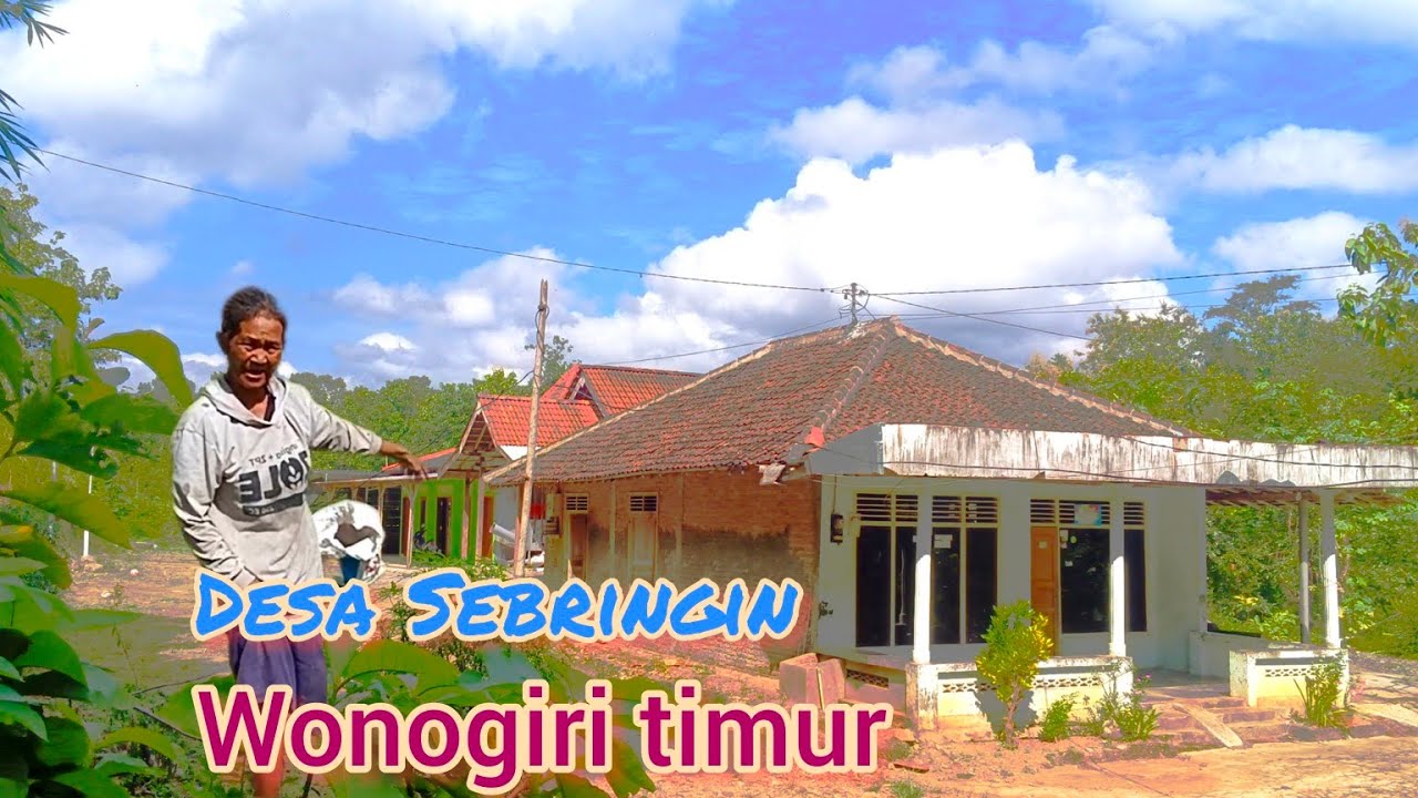 kampung pinggiran di pedesaan wonogiri - YouTube