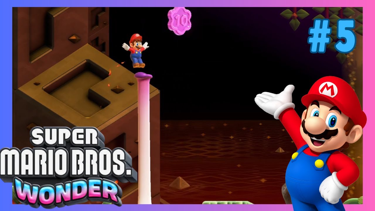 SUPER MARIO WONDER | GAMEPLAY #5 | NOVOS MUNDOS E NOVOS INIMIGOS - YouTube