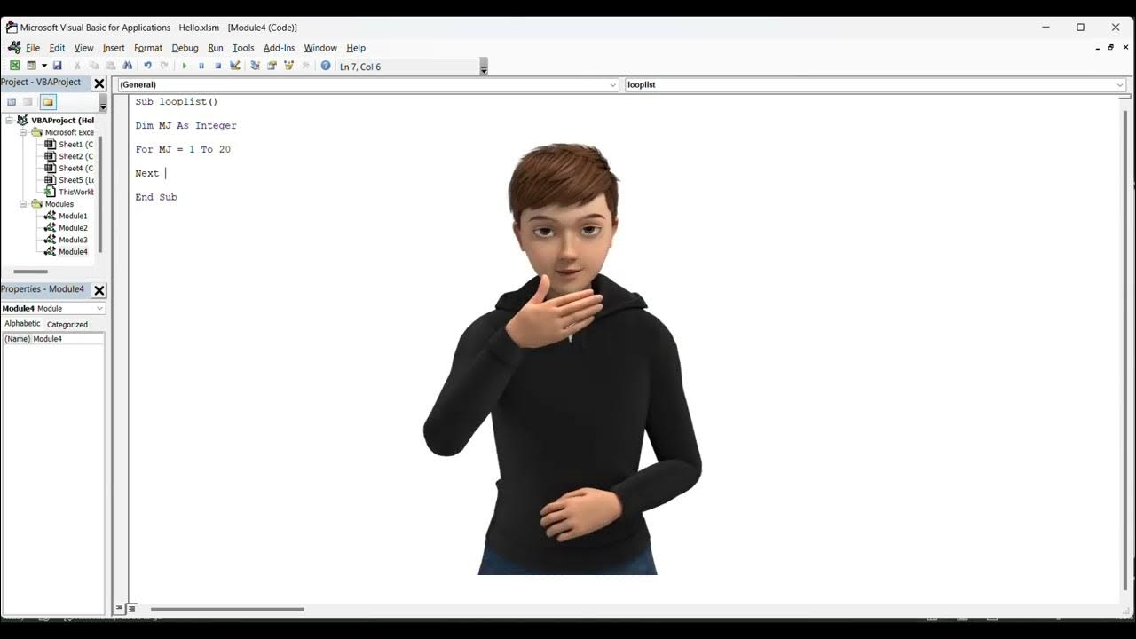 Excel VBA for Beginners: Part 4 - Loop - YouTube