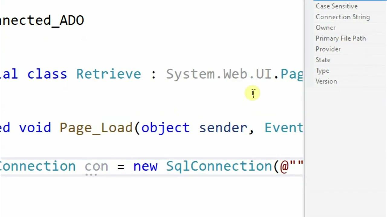 CRUD Operation using Disconnected Architecture of .NET - YouTube