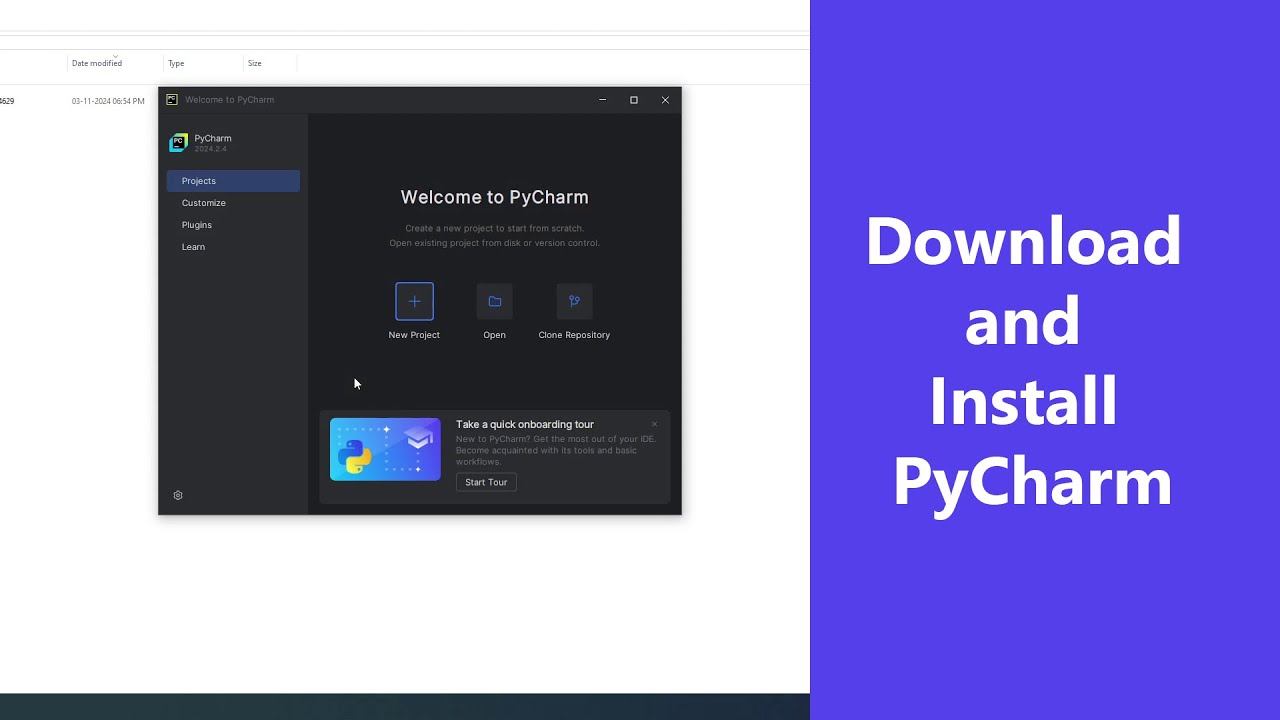 Download and Install Pycharm - YouTube