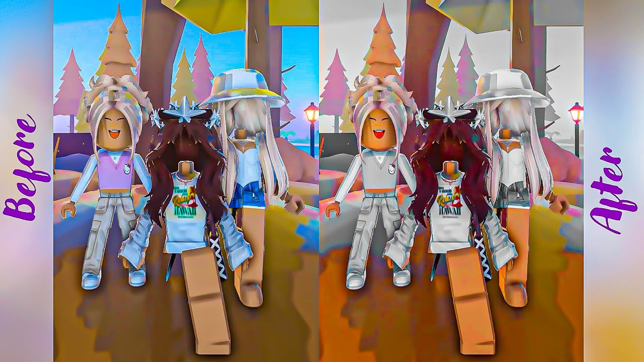 Raw vs Final Edit 🎥 II roblox edit - YouTube