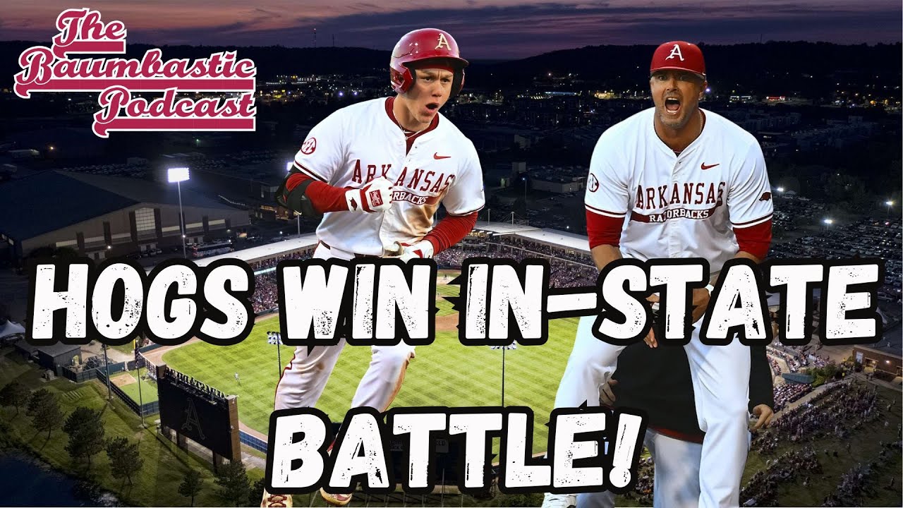 #1 Razorbacks Win In-State Battle With Red Wolves - YouTube