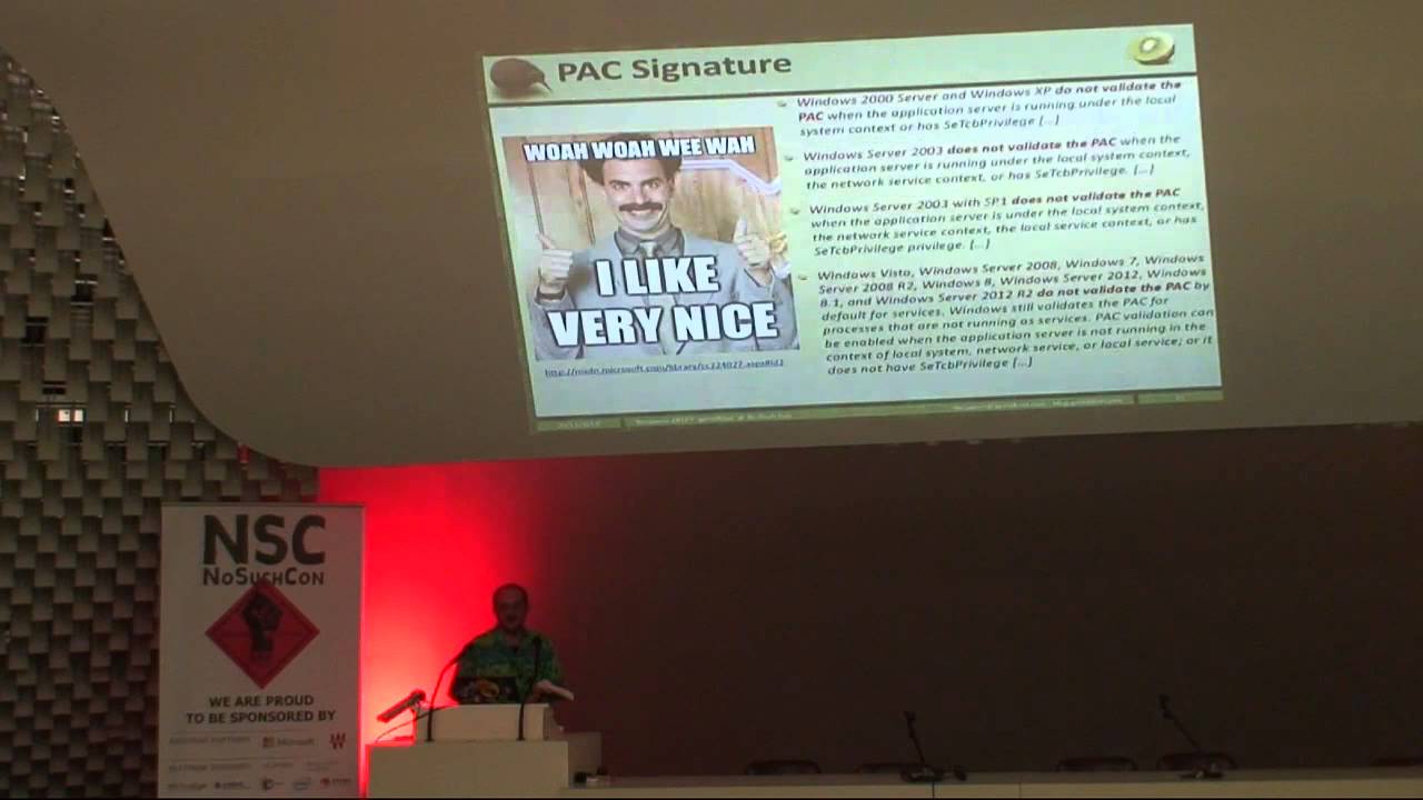 NSC #2 - Benjamin Delpy - "Mimikatz" - YouTube