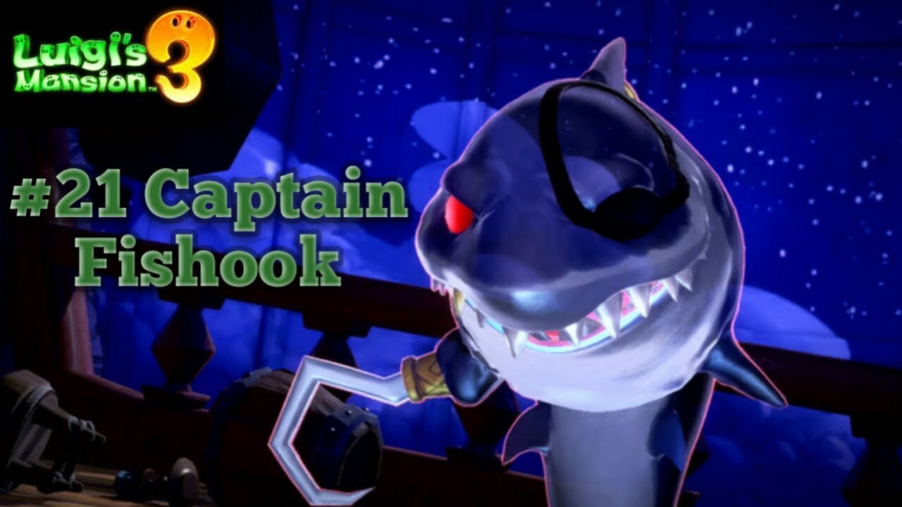 Luigi's Mansion 3- #21 Captain Fishook - YouTube