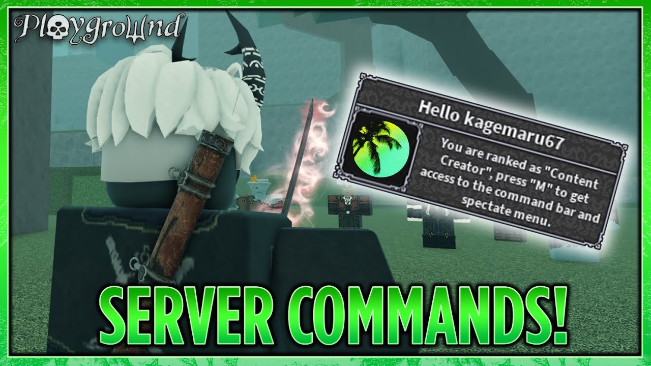 PSERV COMMANDS ARE HERE! | Deepwoken Playground - YouTube