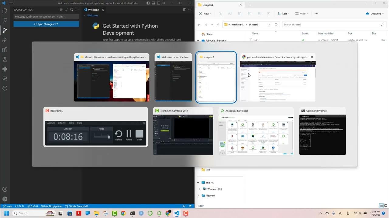 VS Code 에서 GitLab 이용 - Commit / Push / Pull #6-6 - YouTube