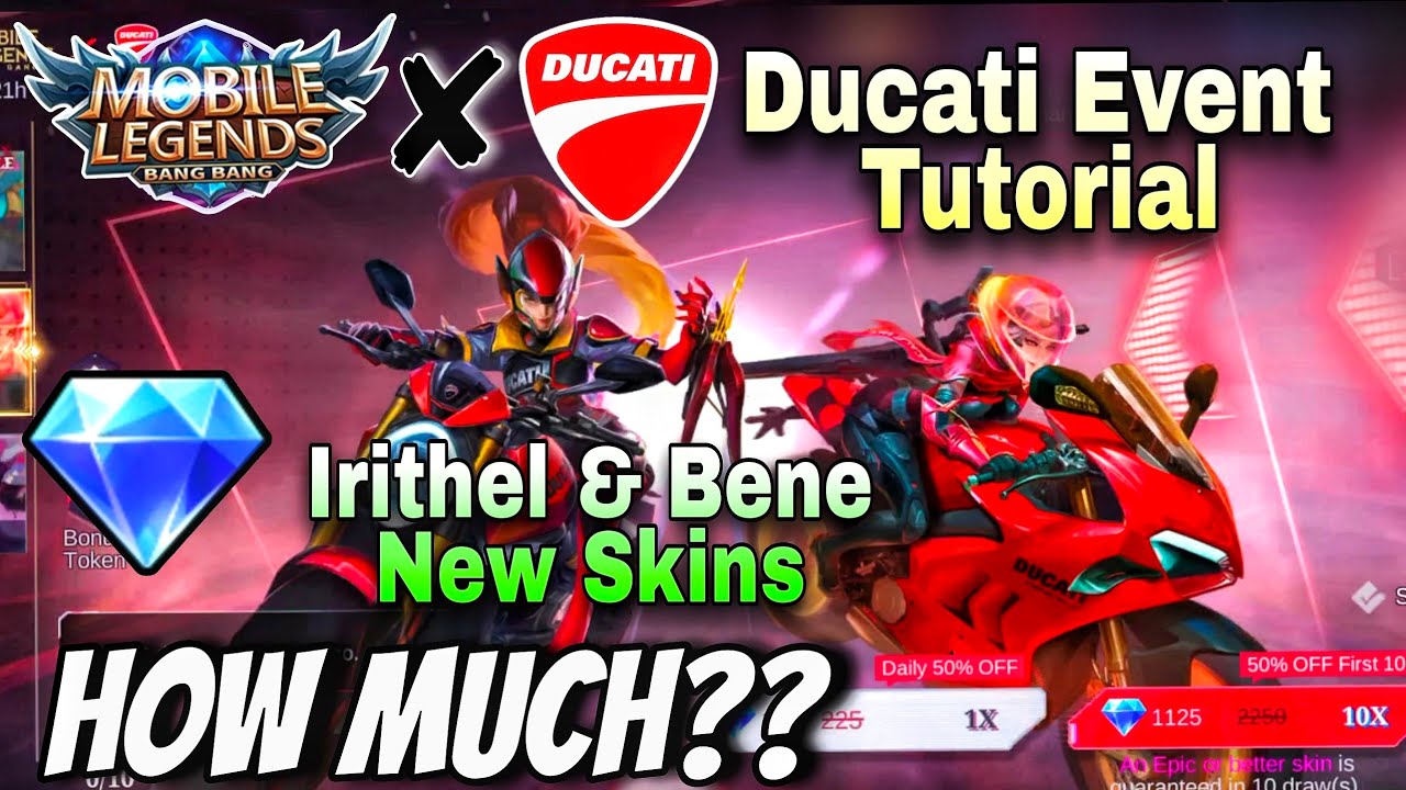 IRITHEL & BENE NEW SKINS COST!💎 DUCATI EVENT TUTORIAL ️ - YouTube