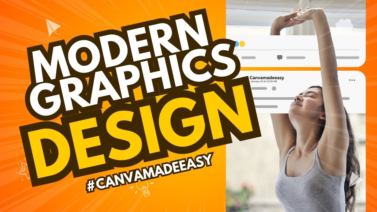 Modern Graphics Design in Canva - YouTube