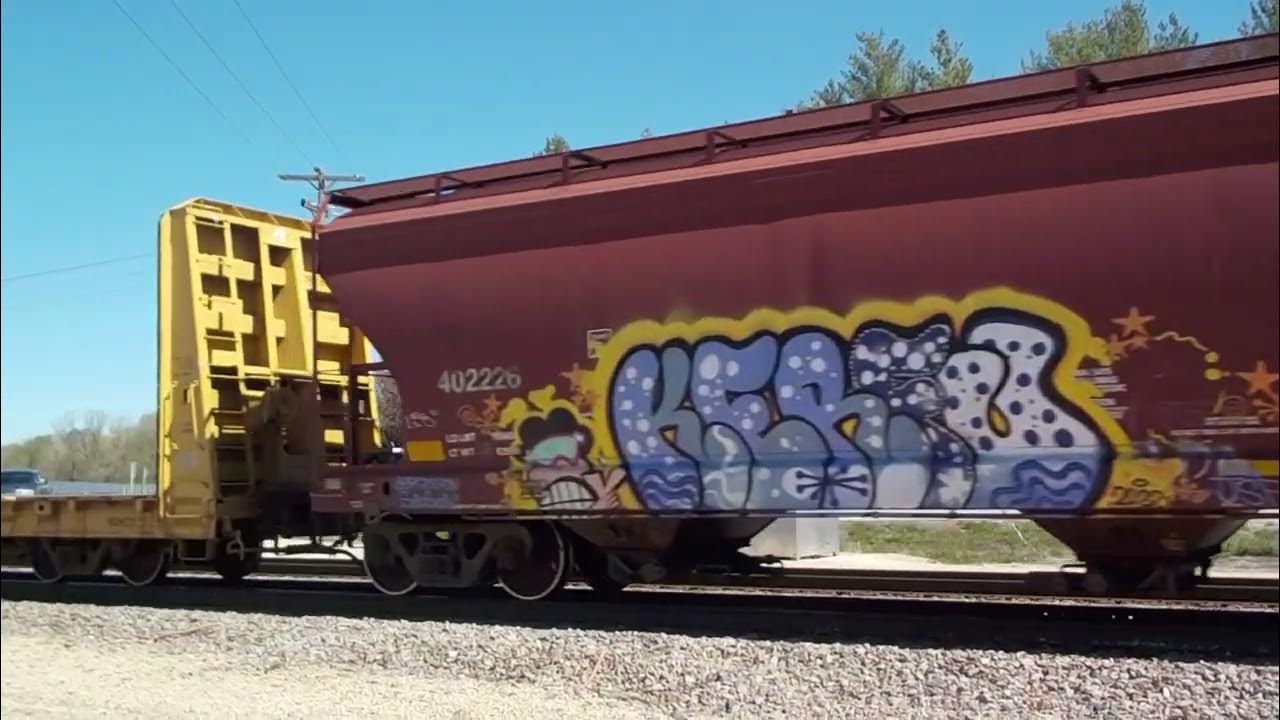BNSF 7702 w/H-NTWTUL (slow order) 5/3/24 - YouTube