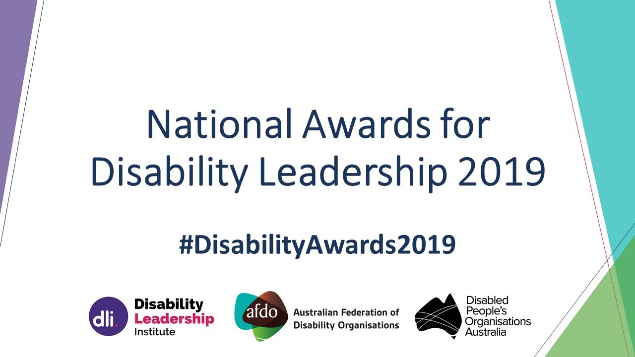 2019 National Awards for Disability Leadership, 3 December 2019 - YouTube