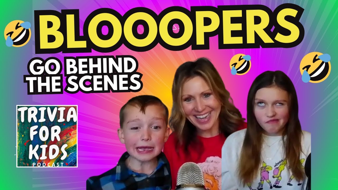 😂 Hilarious Blooper Reel! Kids Trivia Podcast Fails & Funny Moments! 🎉 ...