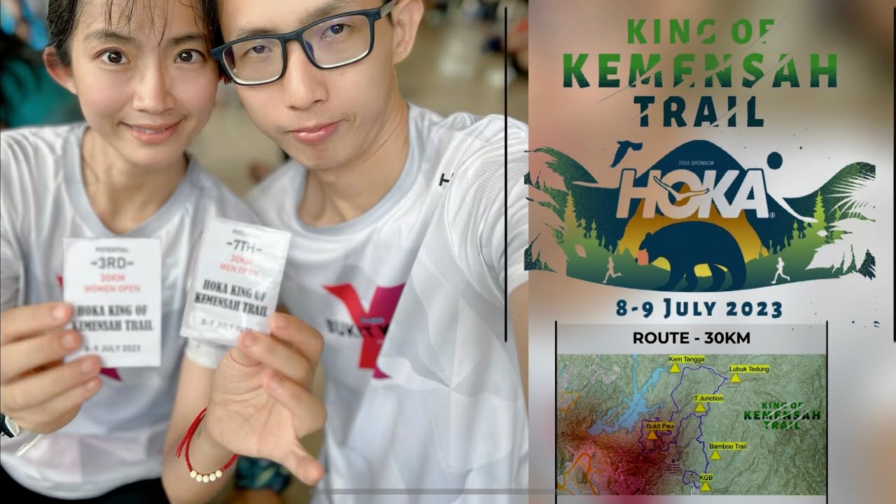 King of Kemensah Trail 2023 (30km category) keep for remember our trip ...