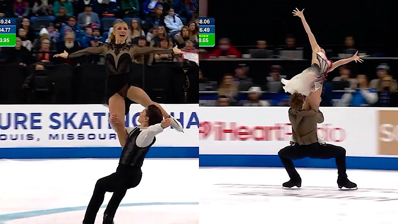2026 US Nationals Ice Dance - FD Lifts and Spin Scores - YouTube
