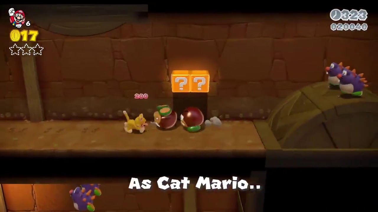 Super Mario 3D World + Bowser's Fury - Meow Trailer - Nintendo Switch ...