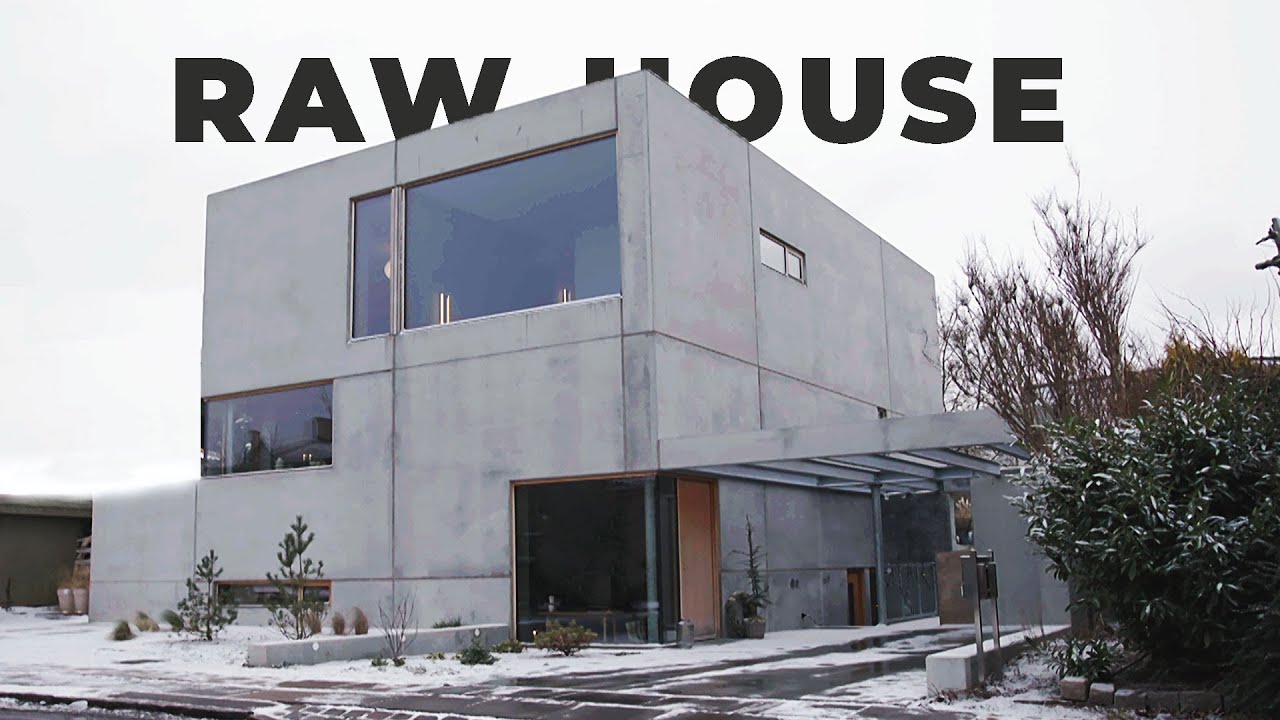 Inside a Danish Concrete Home of Raw Beauty - YouTube