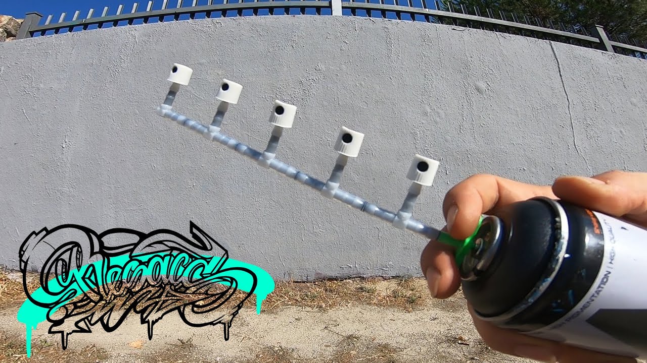 RESAKS - ⚡ Testing 5 Caps Spray Paint Adapter ⚡ [ Graffiti Tool ] - YouTube