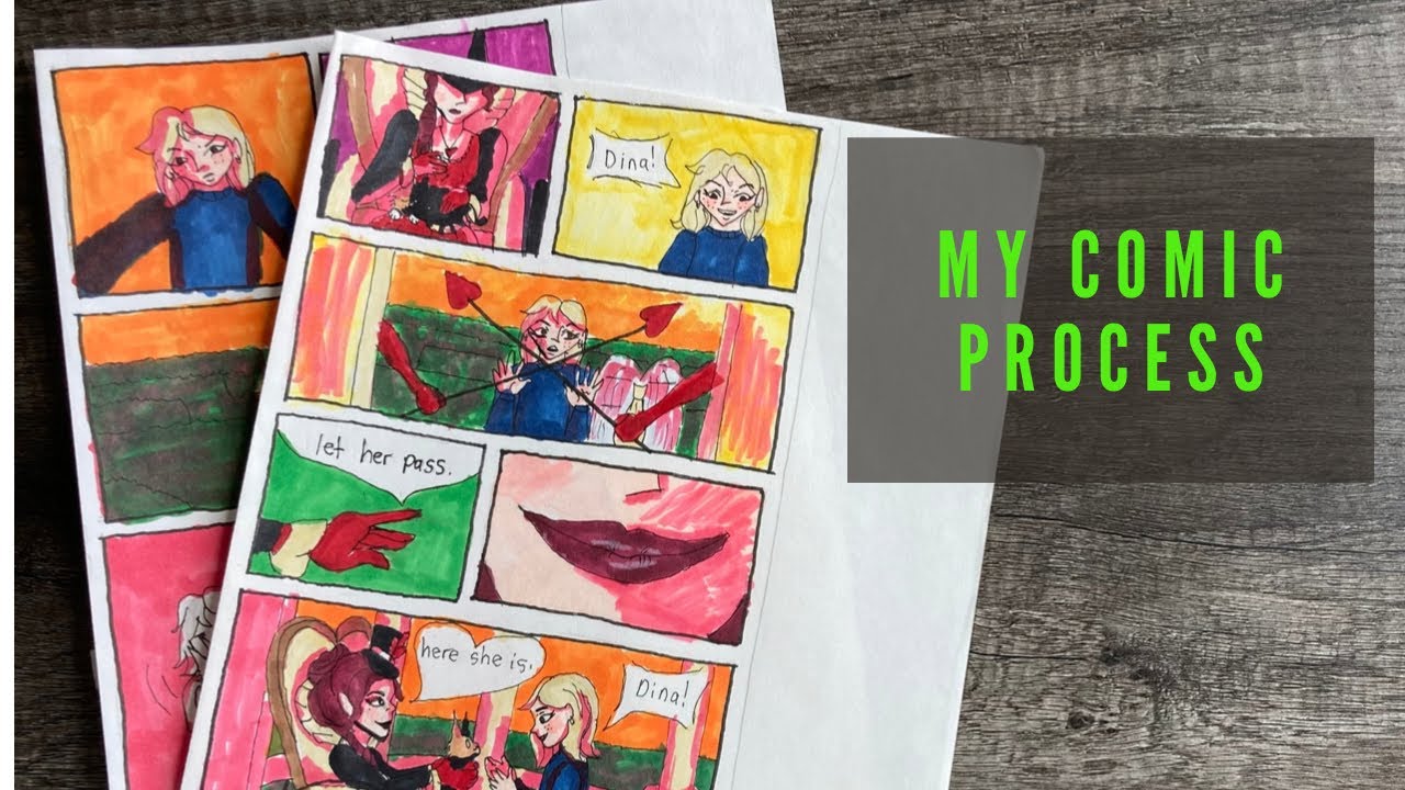 Behind The Scenes Footage: My Comic Process | Action Spirit Comics ...