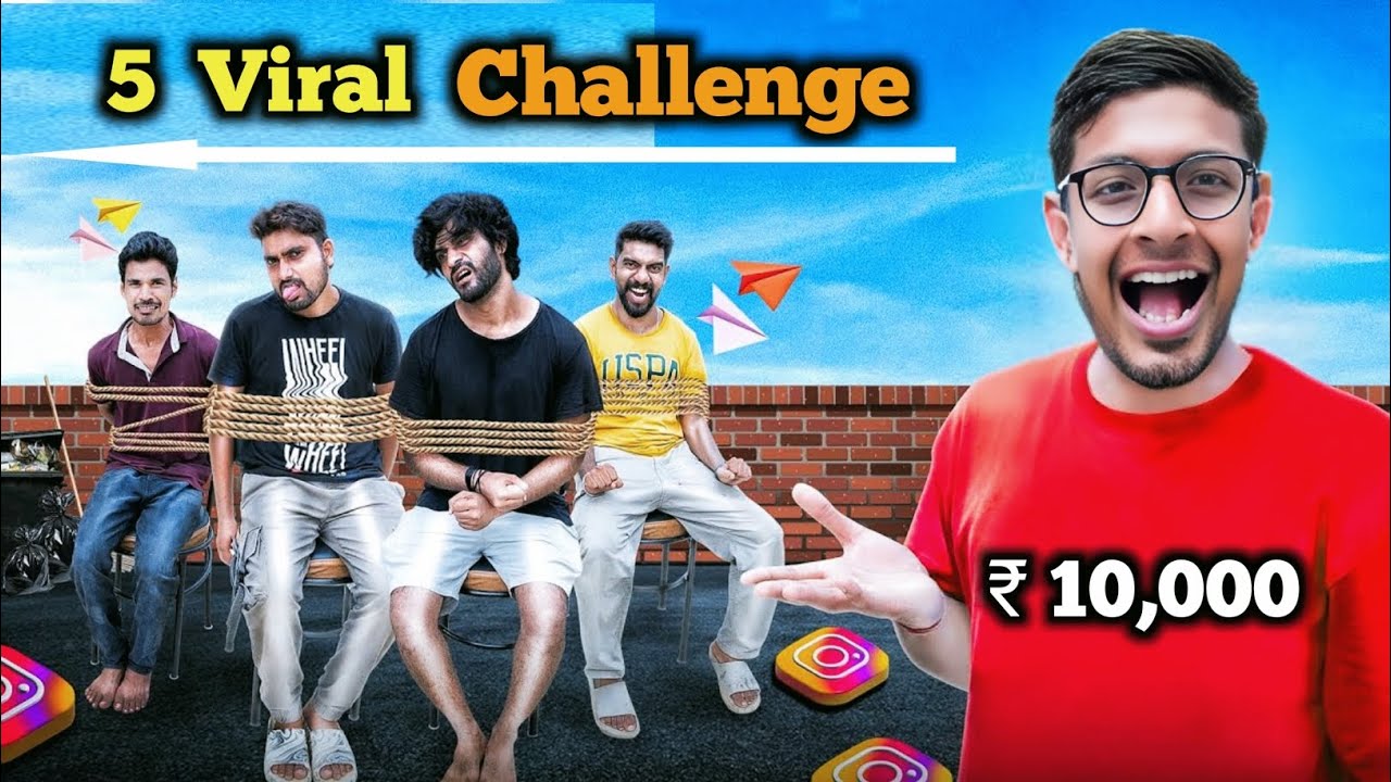 5 viral challenges 😲| Worth 1000 with my team | 24 hours challenge ...