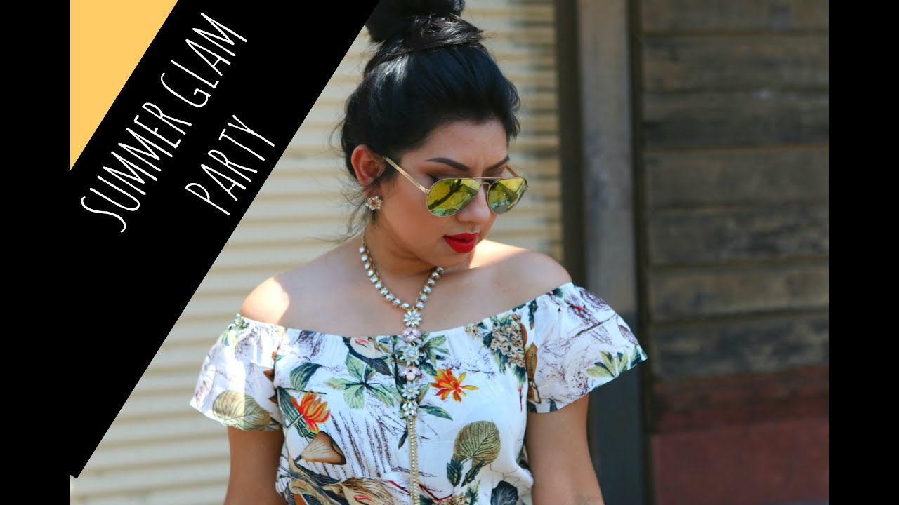 GRWM: SUMMER GLAM PARTY - YouTube