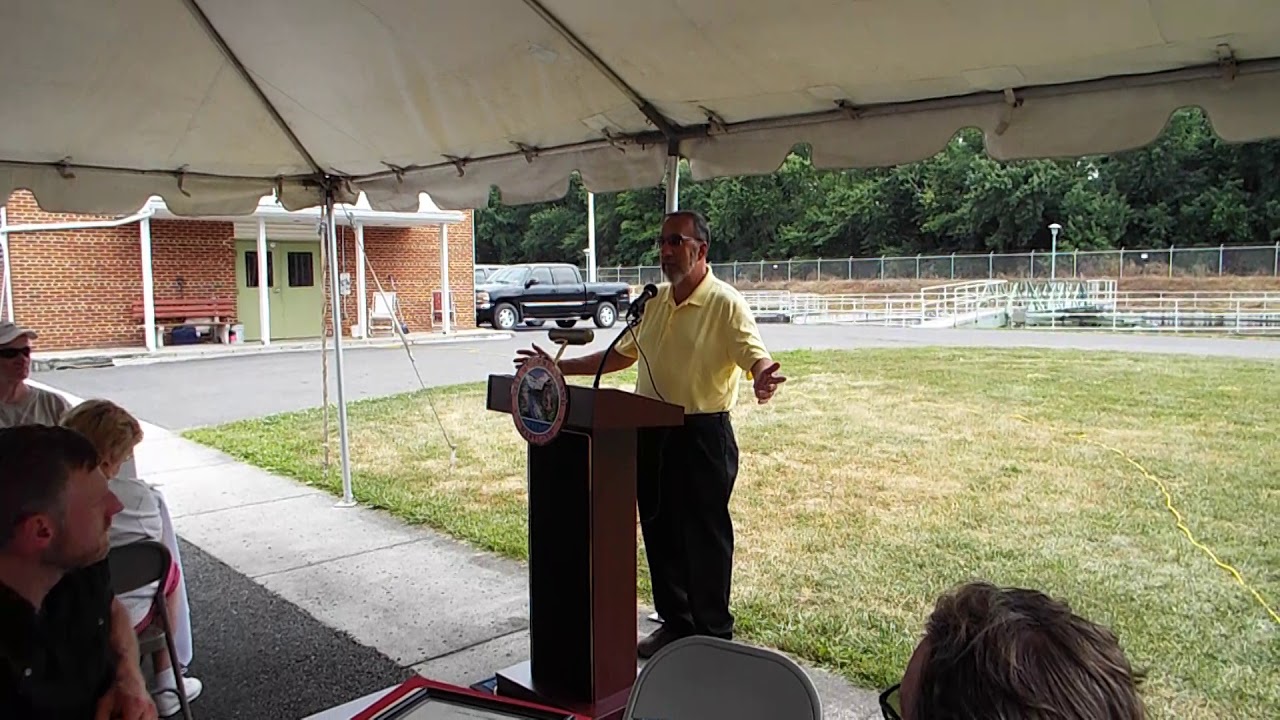 John DiFonzo Speech at Cumberland Maryland Water Reclamation Facility ...