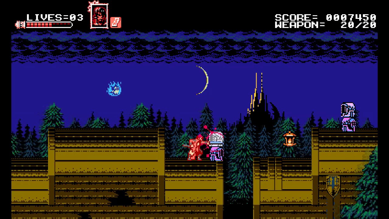 Major Castlevania III Vibes - Bloodstained: Curse of The Moon Review ...