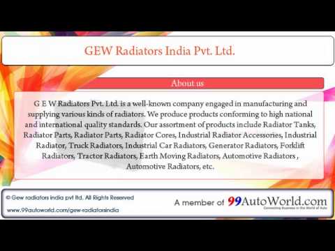 GEW Radiators India Pvt. Ltd.- Manufacturers of Automotive Radiators ...