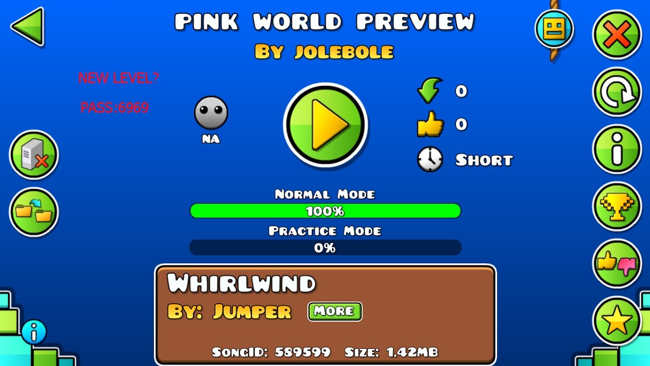 Geometry Dash - pink world preview - YouTube
