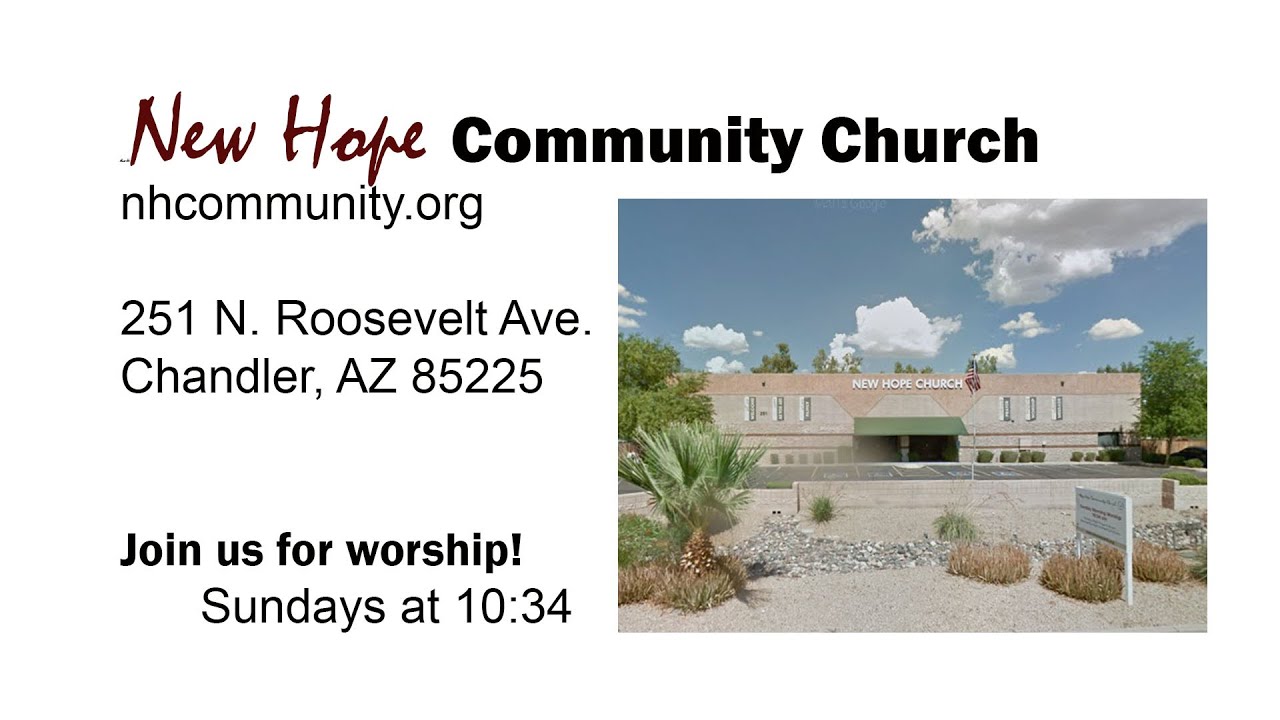 Visible Words The Church Rev. Matthew Codd, New Hope Community Church ...