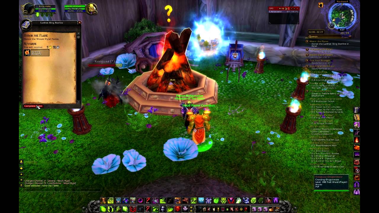 WoW - Midsummer Fire Festival Flame Warden & Extinguisher of Cataclysm ...