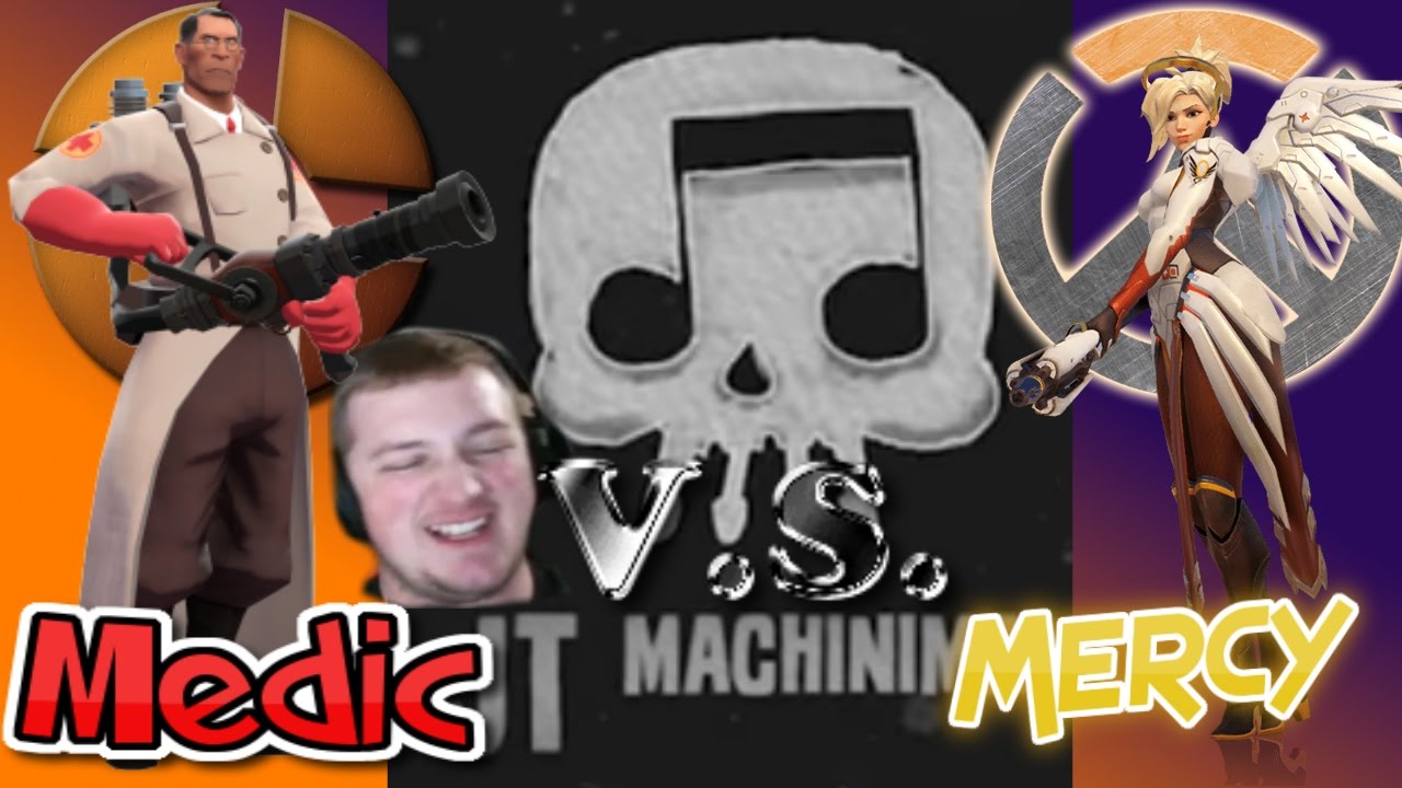 React: Medic VS Mercy by JTMachinima - YouTube