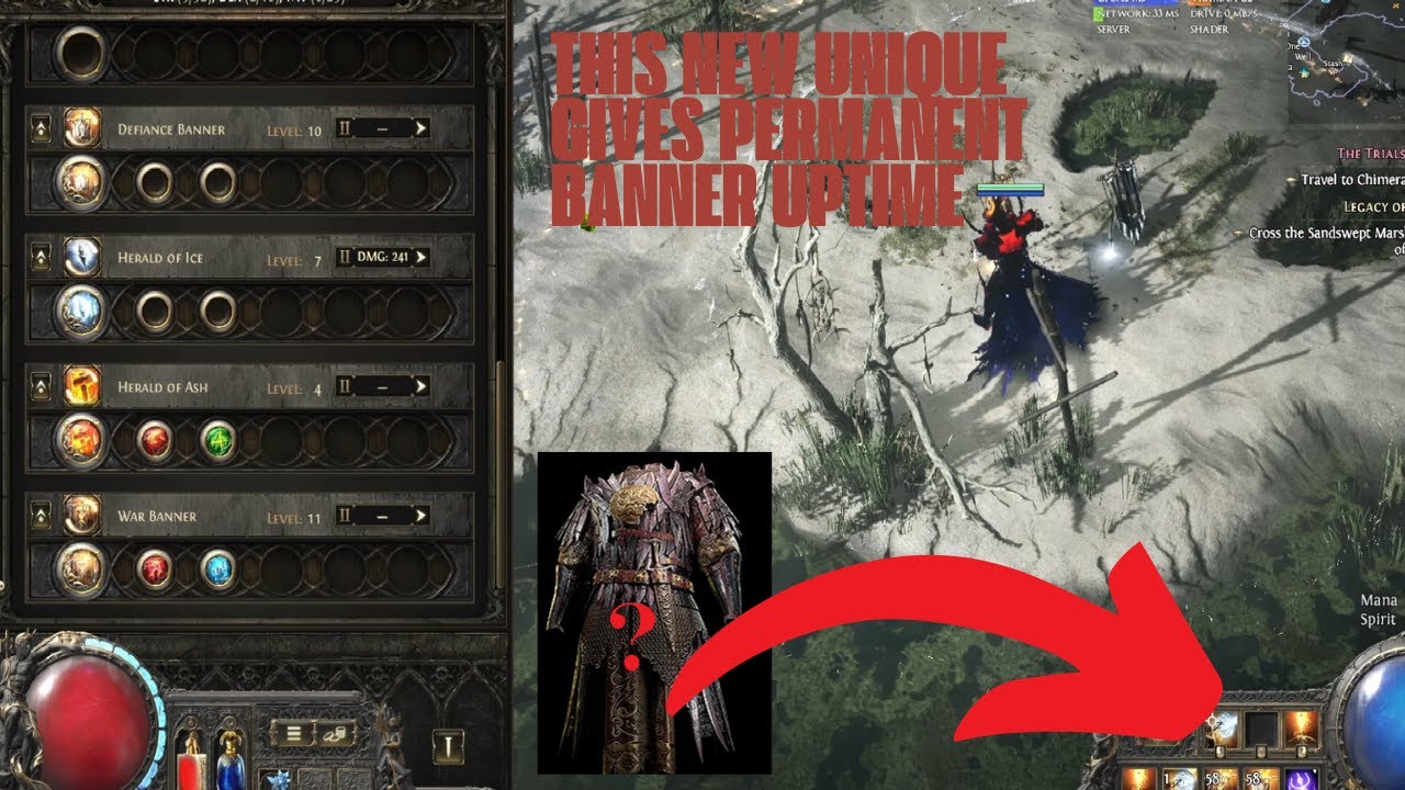 PATH OF EXILE 2 EXPLORING NEW UNIQUE FOR PERMANENT BANNERS ON THE ...