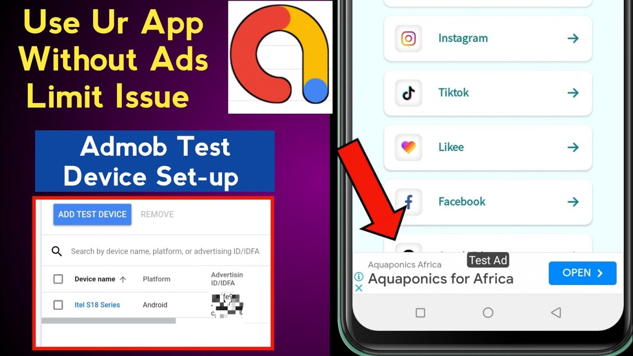 How to Safely Use Your AdMob Earning App: AdMob Test Device Setup Guide ...