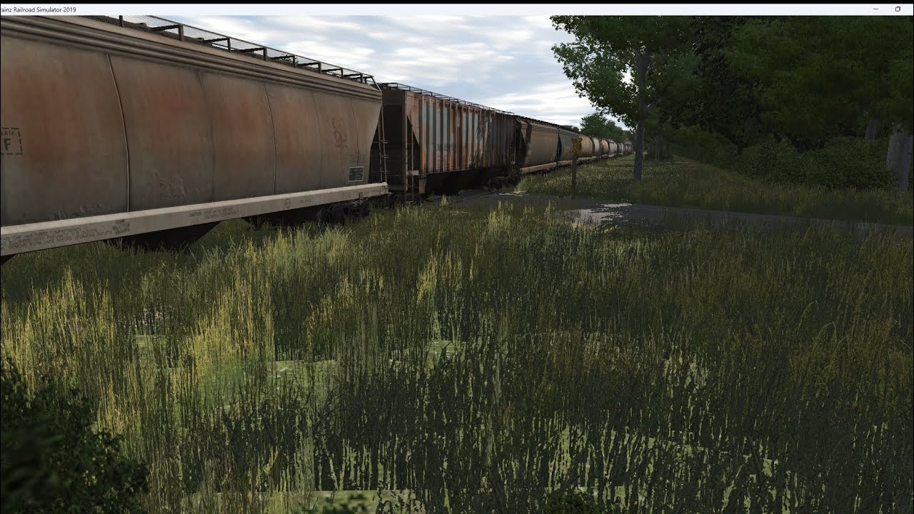 TRS19 Local Grain Train Railfanning - YouTube