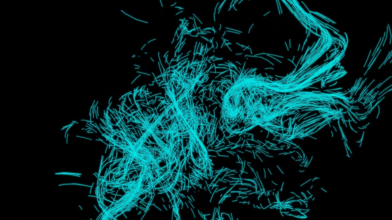 particle line animation 2 - YouTube