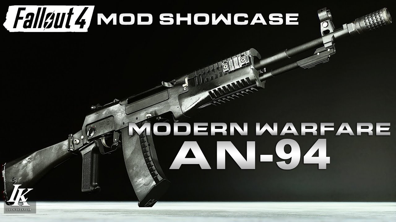 MW AN94 Mod Showcase and Gameplay | Fallout 4 Ultra-Modded - YouTube