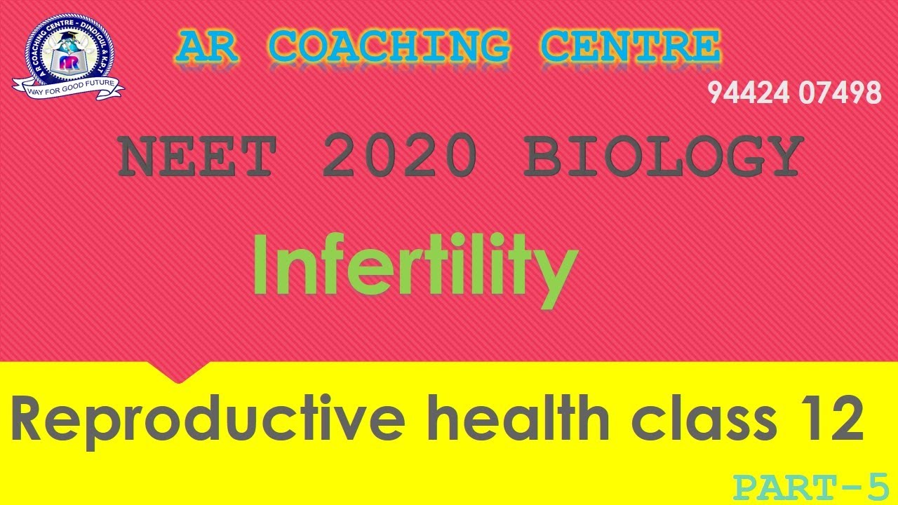 Infertility and assisted repodctive technology/Reproductive health ...