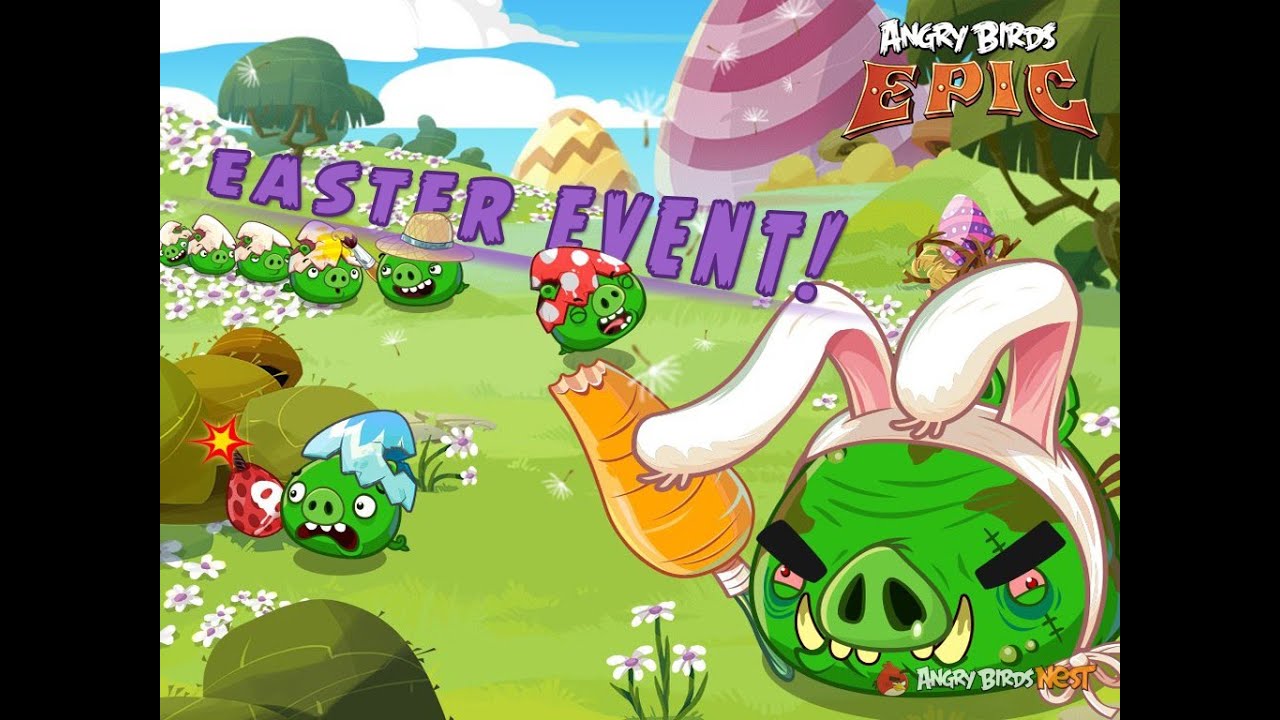 Angry birds epic The Golden Easter Egg hunt level 20 boss Easter Wiz ...