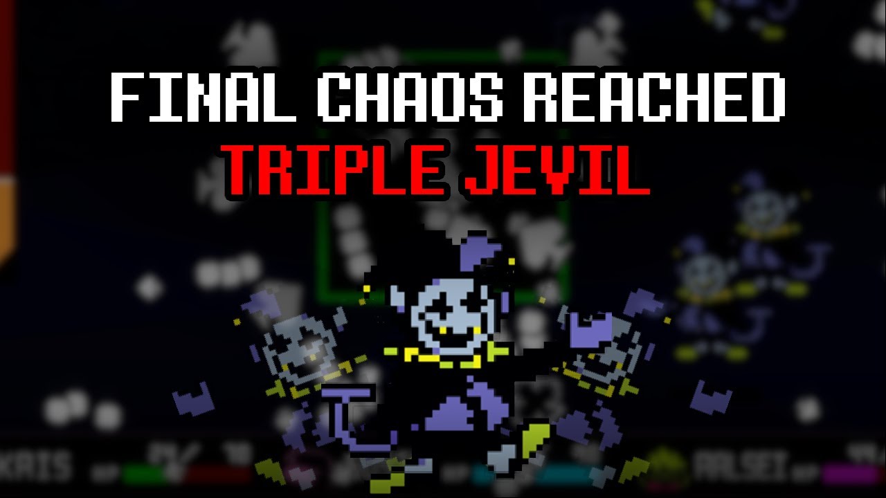 FINAL CHAOS REACHED!? - Triple Jevil (Fanmade Deltarune Mod) - YouTube
