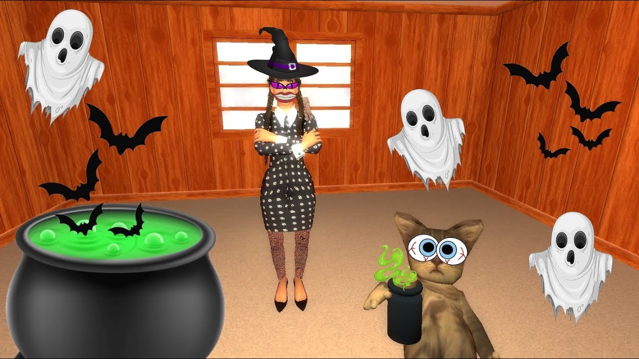 DOMNUL MOTAN INCEARCA POTIUNI MAGICE!! WEDNESDAY FACE EXPERIMENTE ...