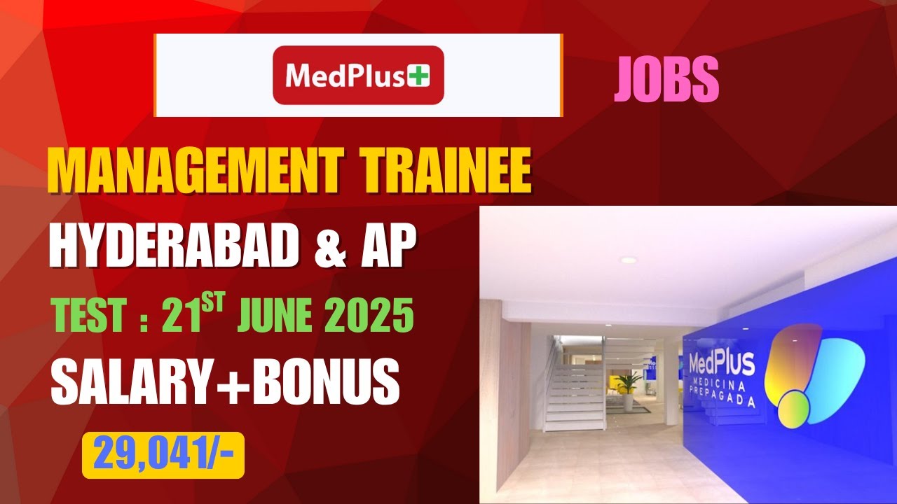 Medplus Management Trainee Recruitement 2025 | Medplus hiring ...