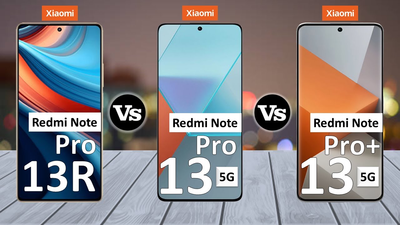 Redmi Note 13R Pro Vs Redmi Note 13 Pro Vs Redmi Note 13 Pro Plus ...