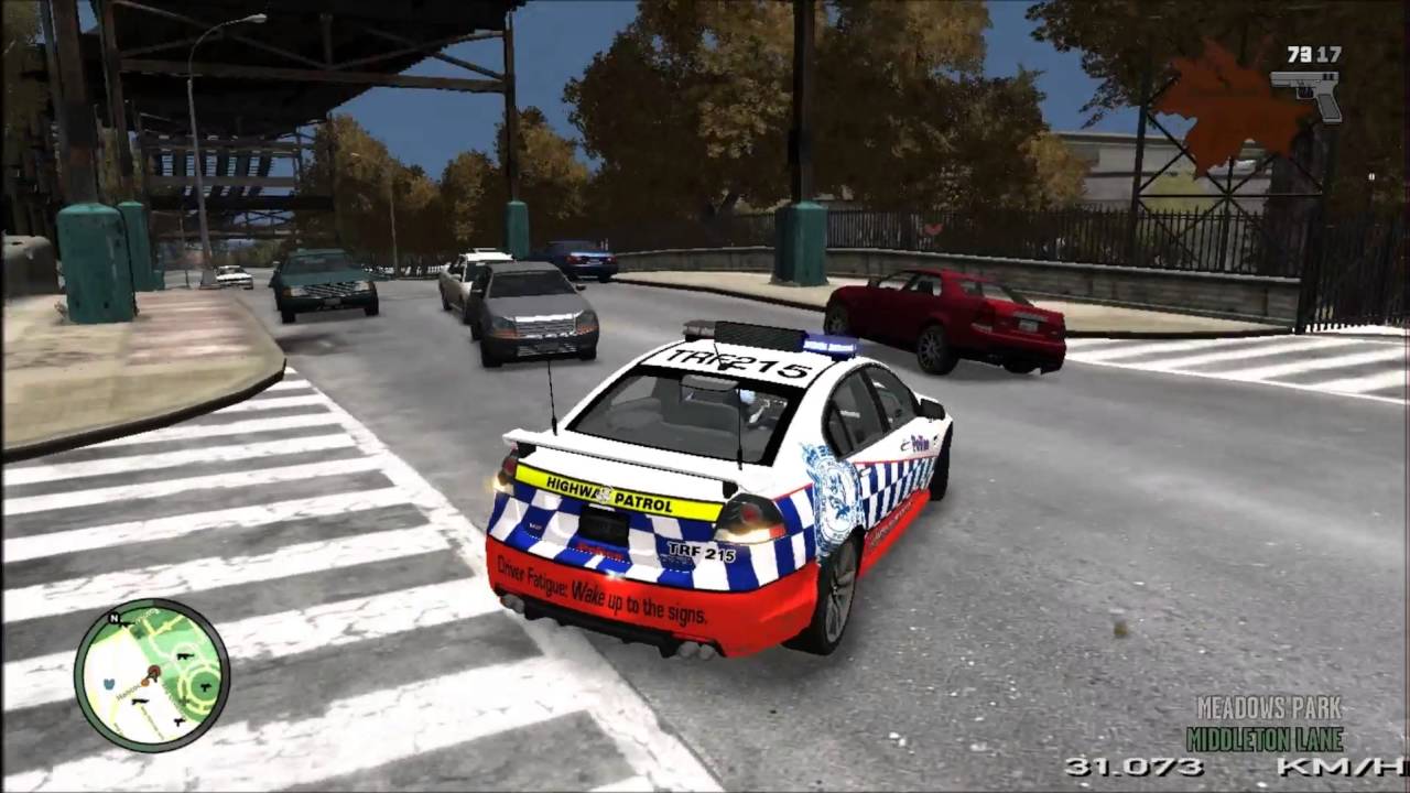 ESAU NSW Multiplayer Patrol - Pursuit With A Holden H/W Car - YouTube
